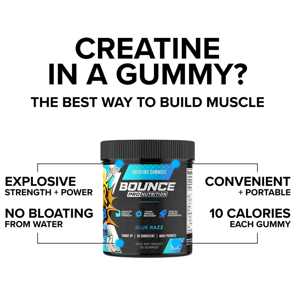 Tasty creatine gummies for athletes