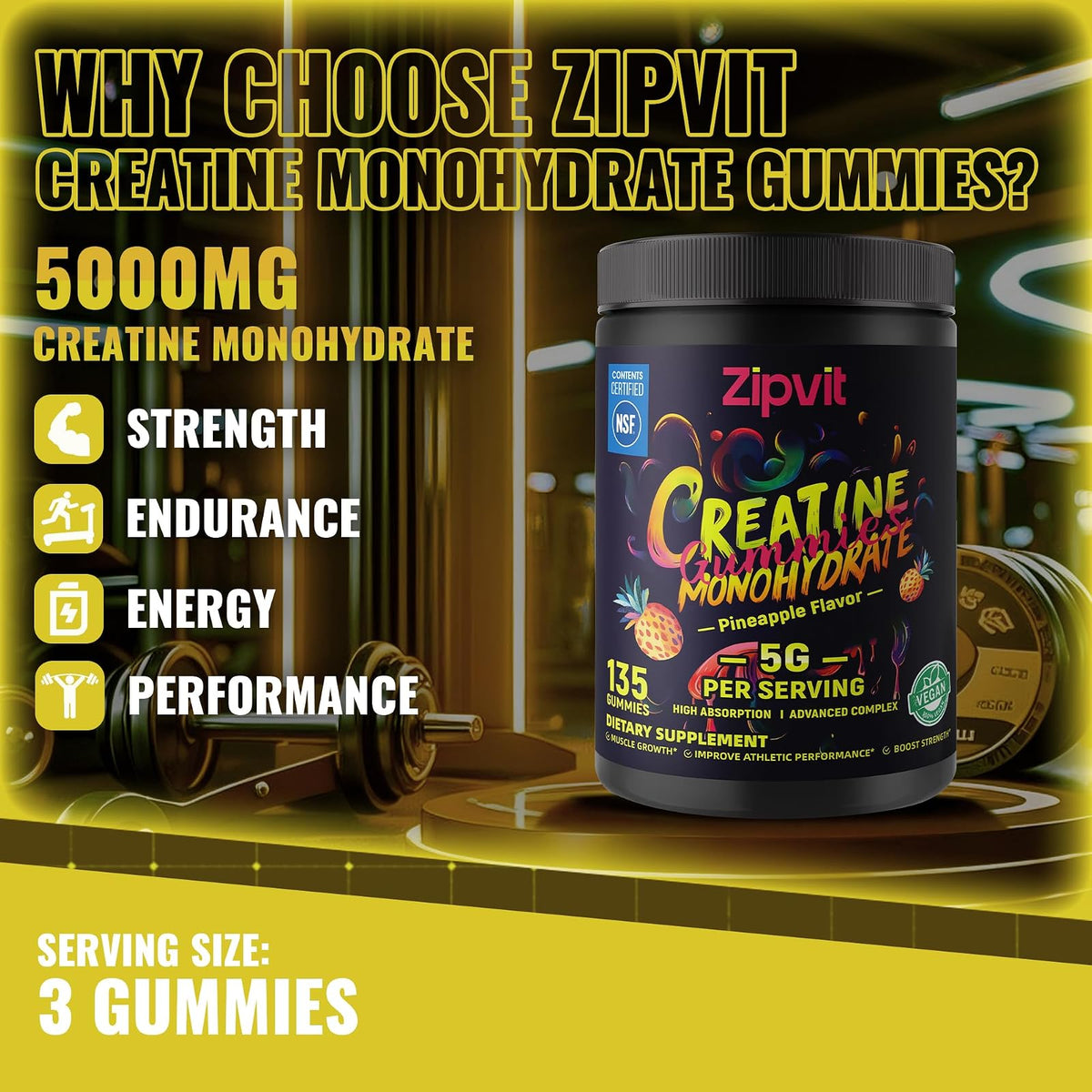 tasty creatine gummies for athletes