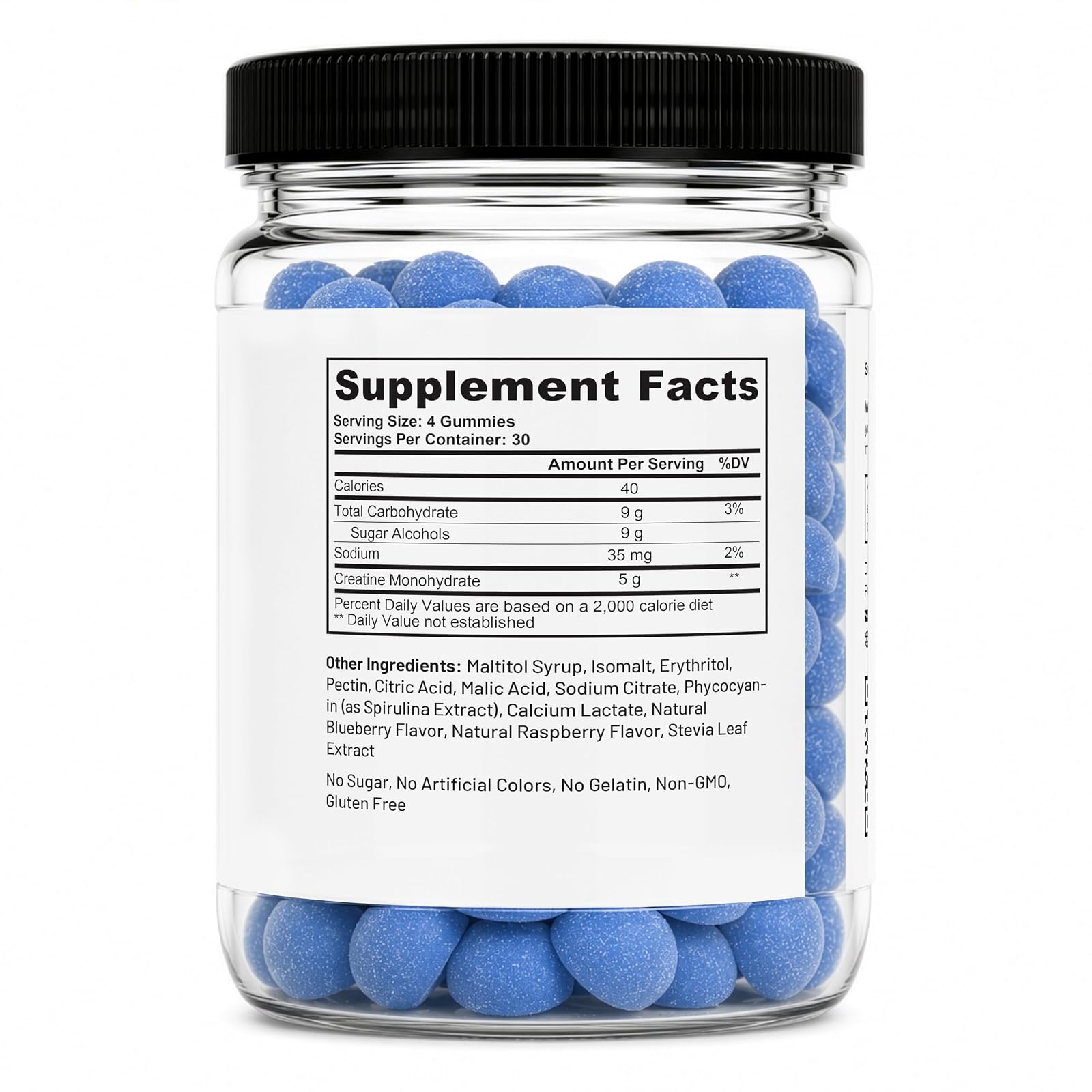 Tasty creatine gummies for daily nutrition
