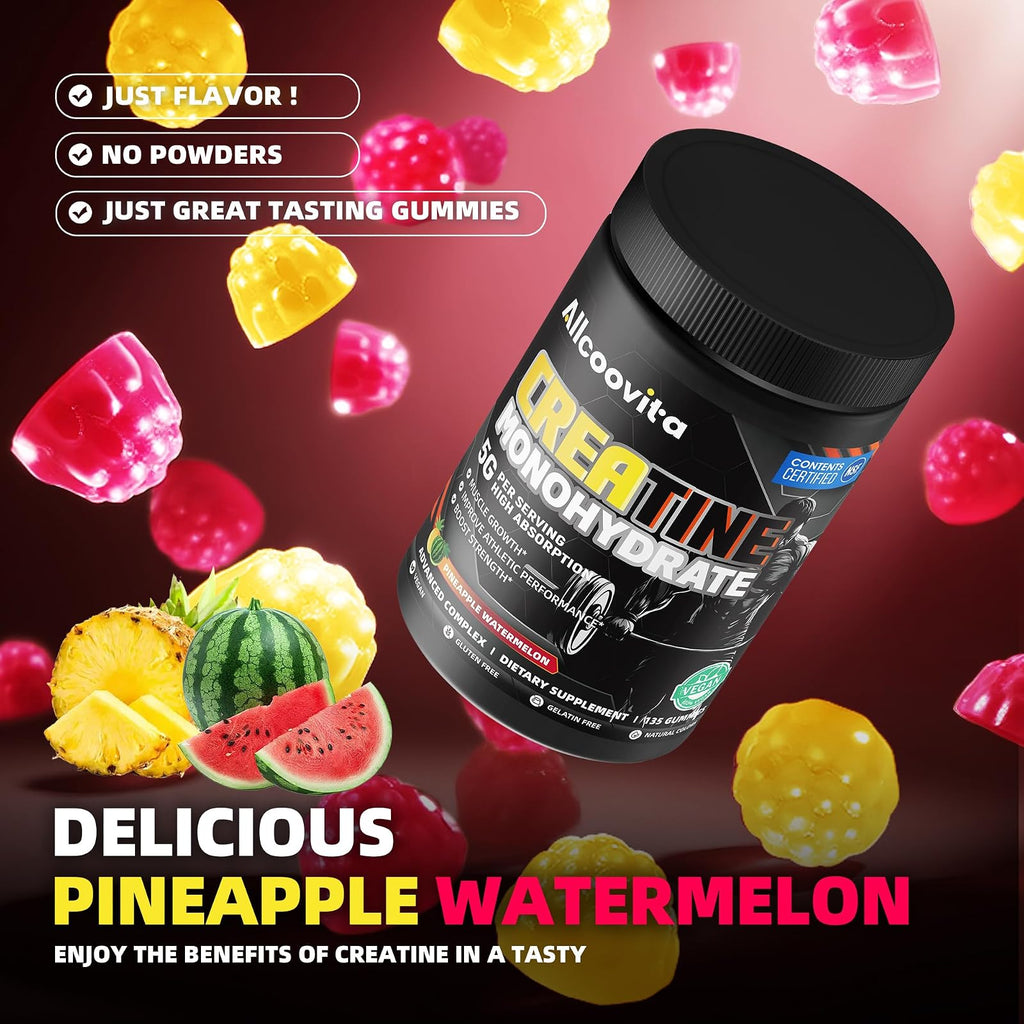 Tasty creatine gummies for daily use