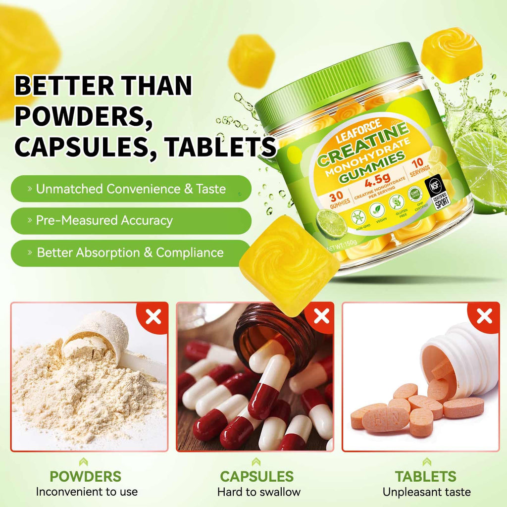 Tasty creatine gummies for daily use