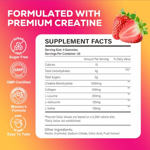 Tasty creatine gummies for daily use
