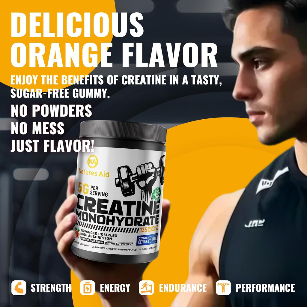 Tasty creatine gummies for daily use