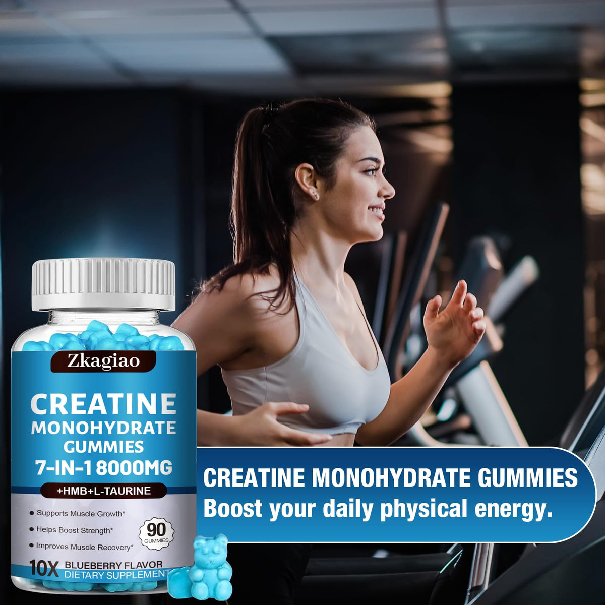 Tasty creatine gummies for fitness enthusiasts