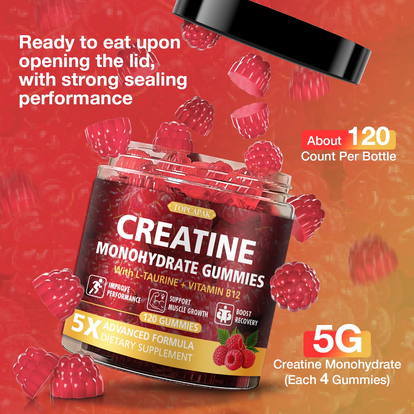 tasty creatine gummies for fitness enthusiasts