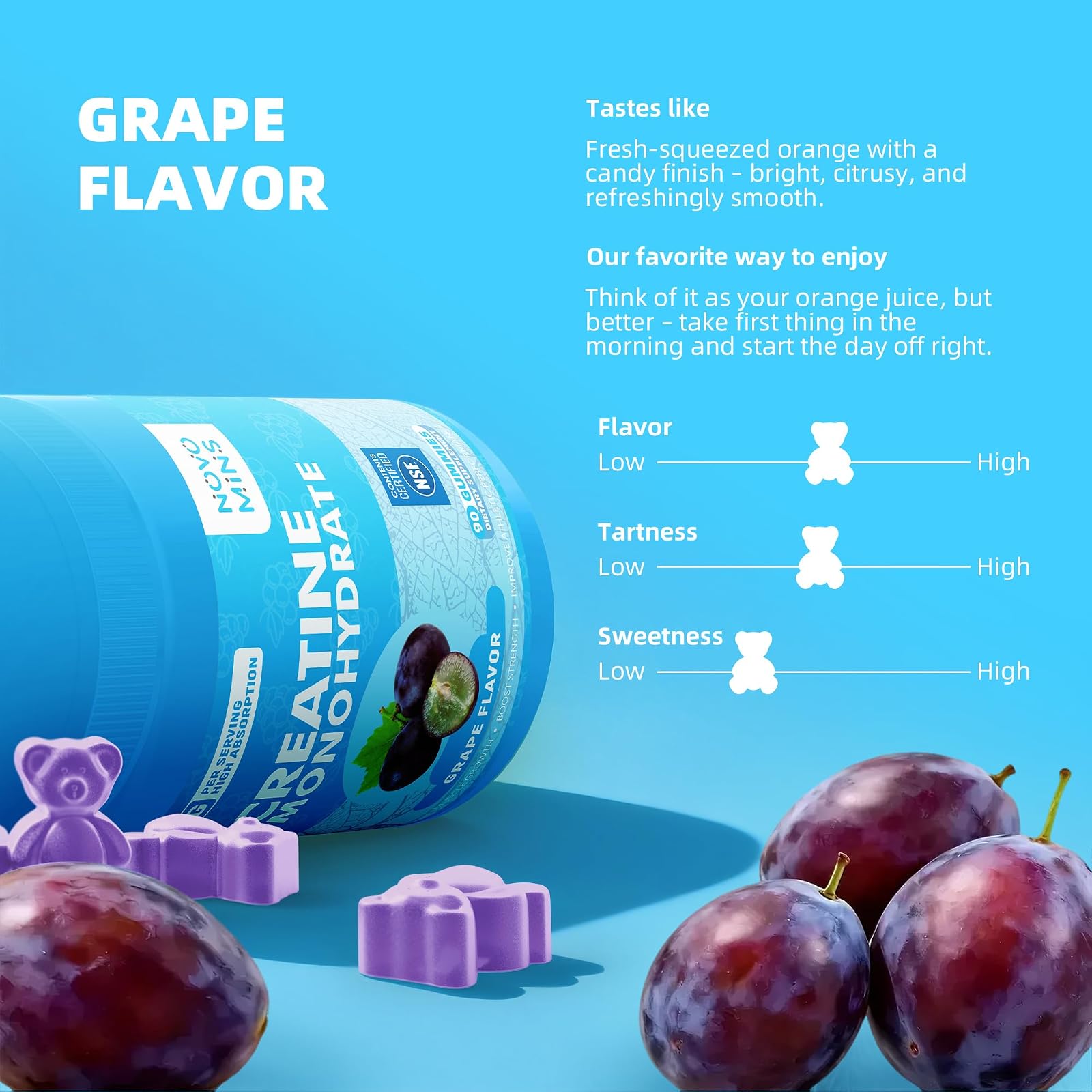tasty creatine monohydrate for performance