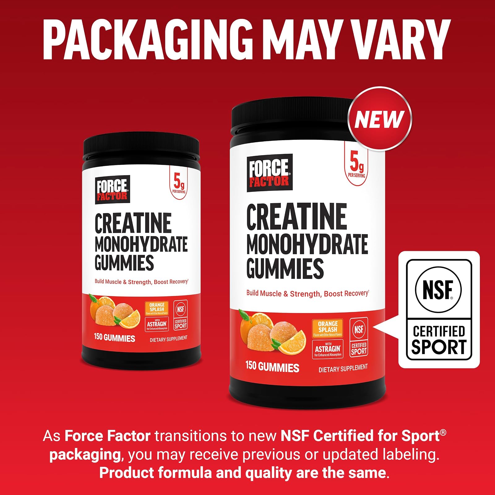 Tasty creatine monohydrate gummies for recovery