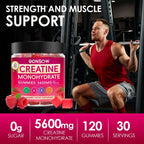 Tasty creatine monohydrate gummies supplement