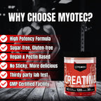 Tasty creatine monohydrate gummies