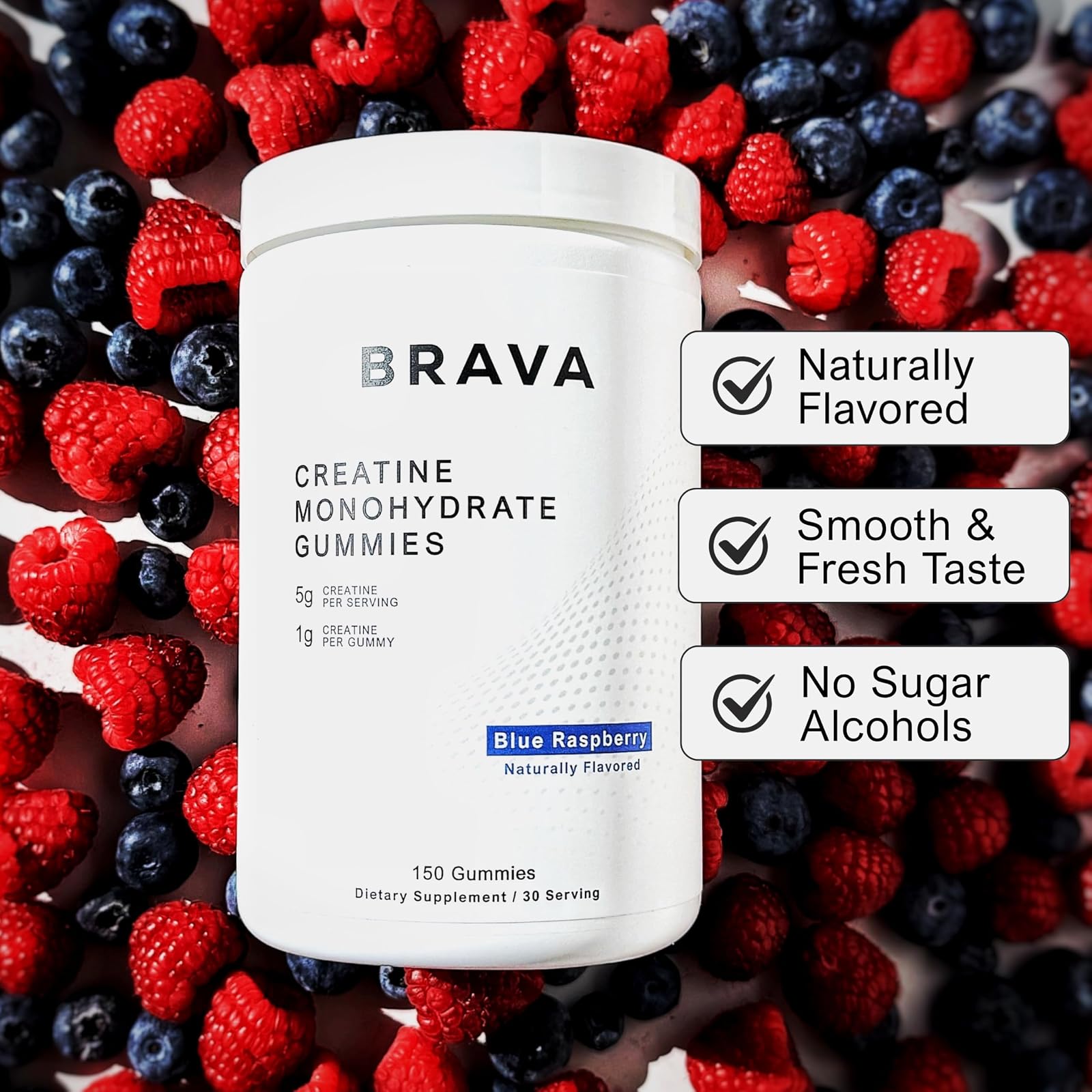 tasty creatine monohydrate gummy supplements