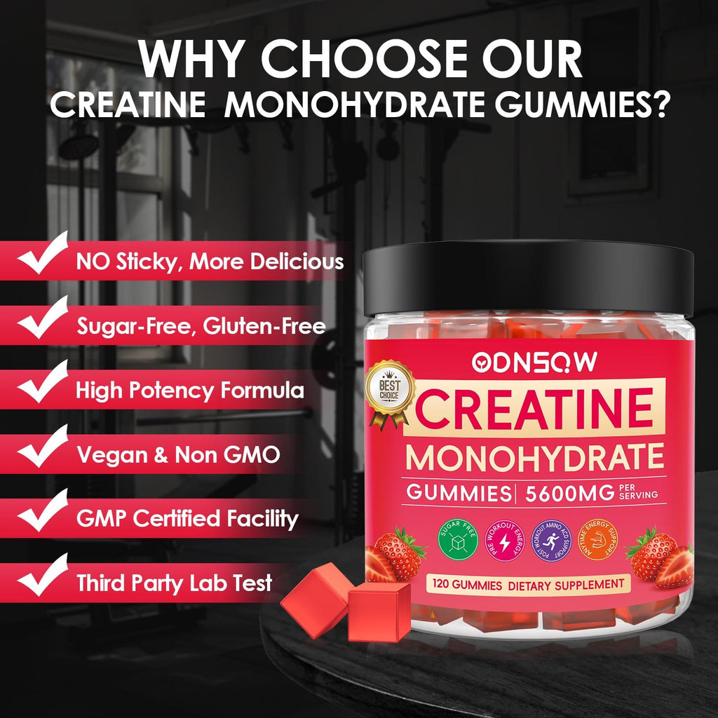 Tasty creatine monohydrate supplement