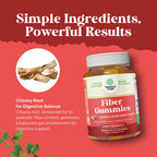 Tasty dietary fiber gummies for gut health