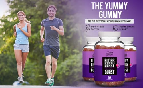 tasty elderberry burst gummies for immunity