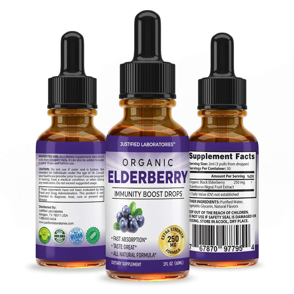 tasty elderberry drops for children