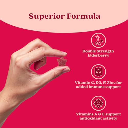 Tasty elderberry gummies for better health