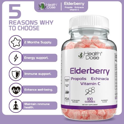 tasty elderberry gummies for children's health