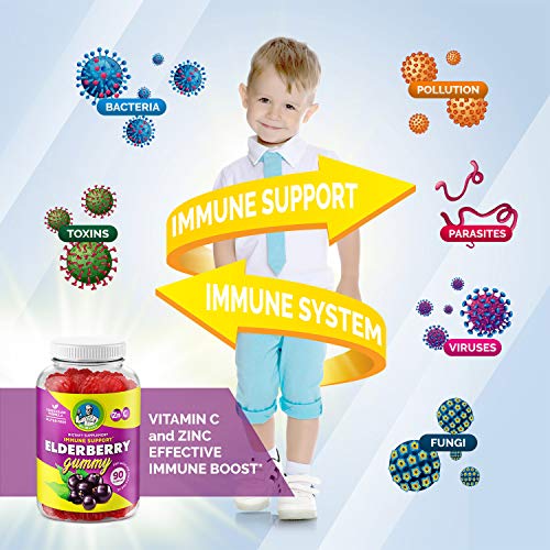tasty elderberry gummies for children