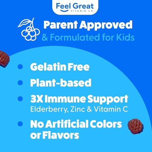 tasty elderberry gummies for children