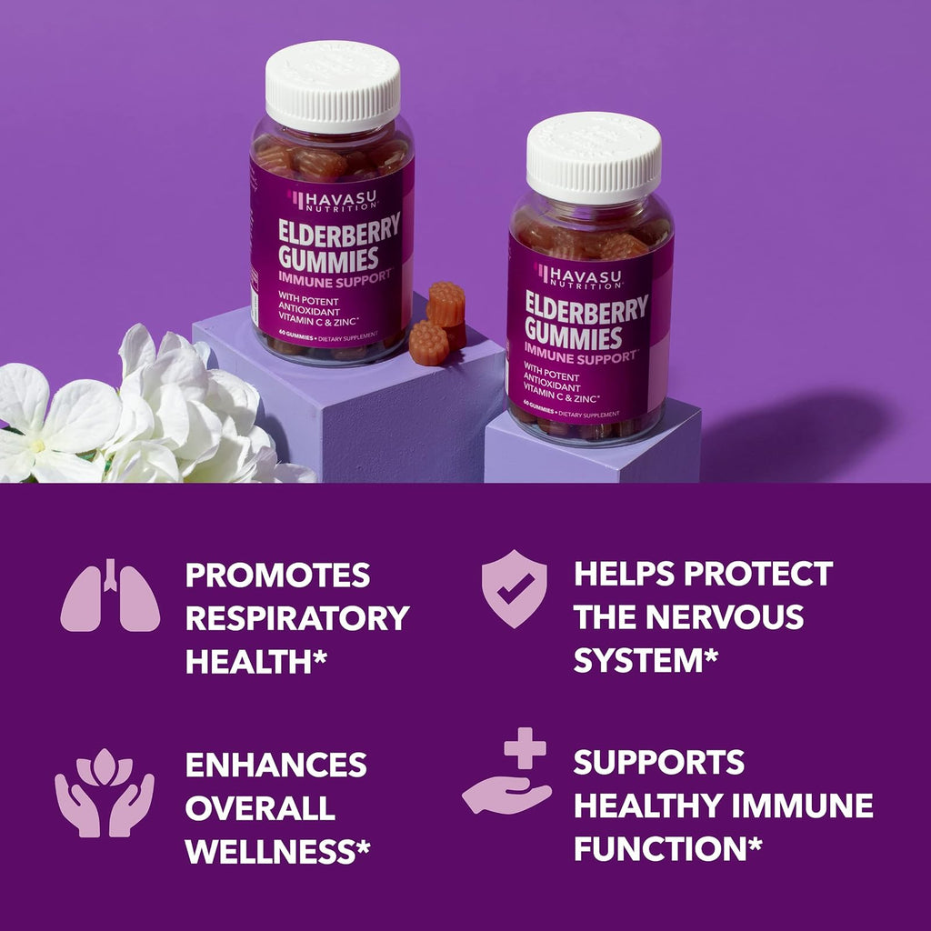 tasty elderberry gummies for children
