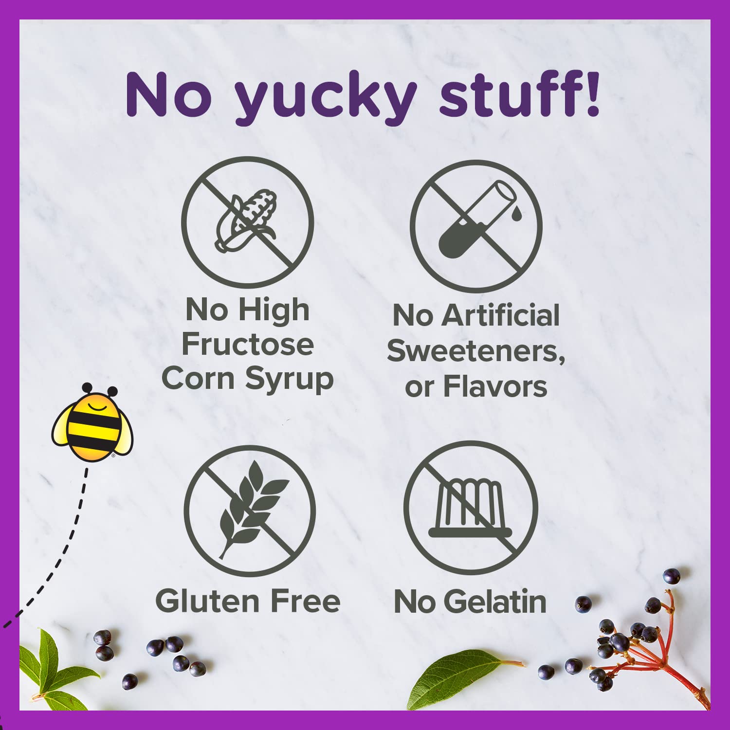 tasty elderberry gummies for children