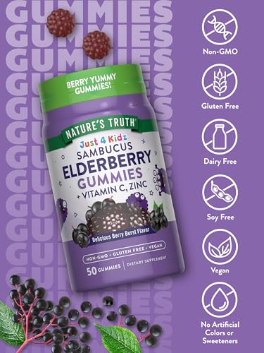 tasty elderberry gummies for children