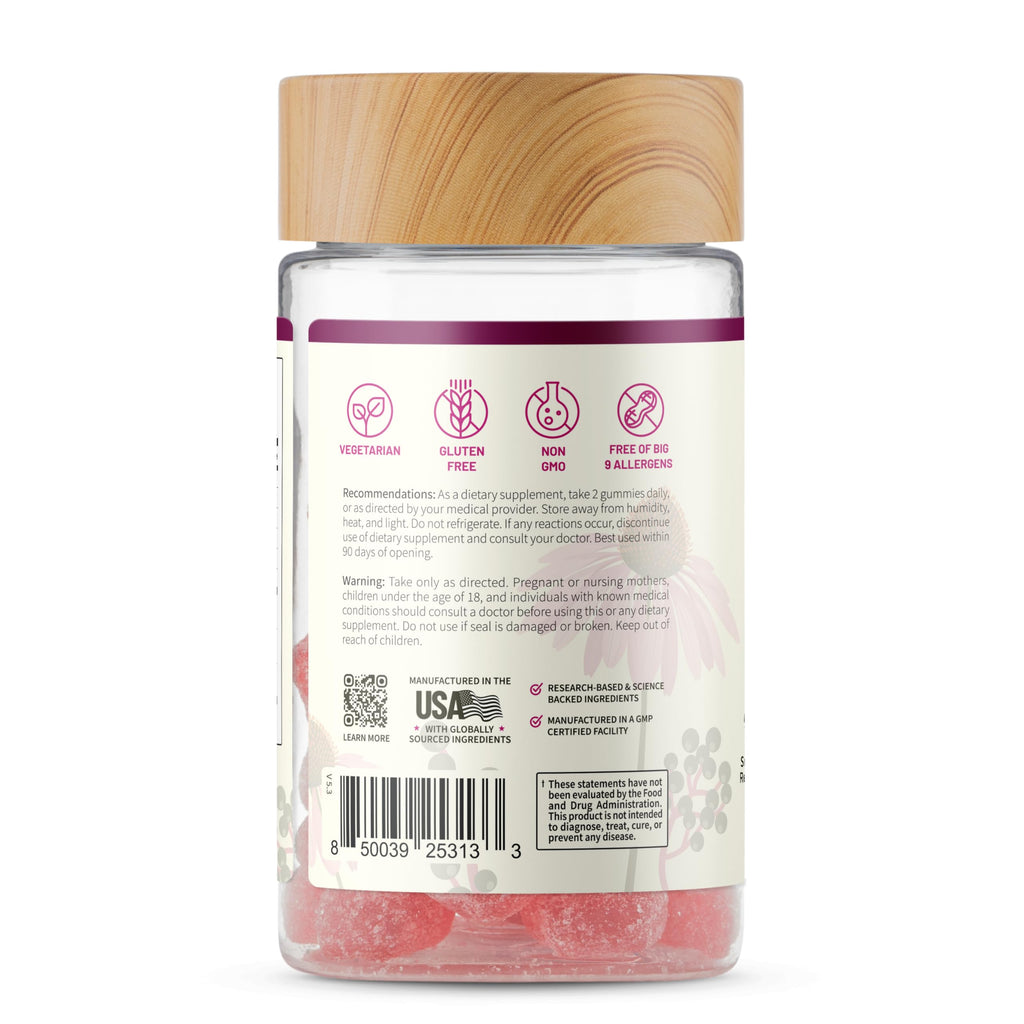 tasty elderberry gummies for cold season