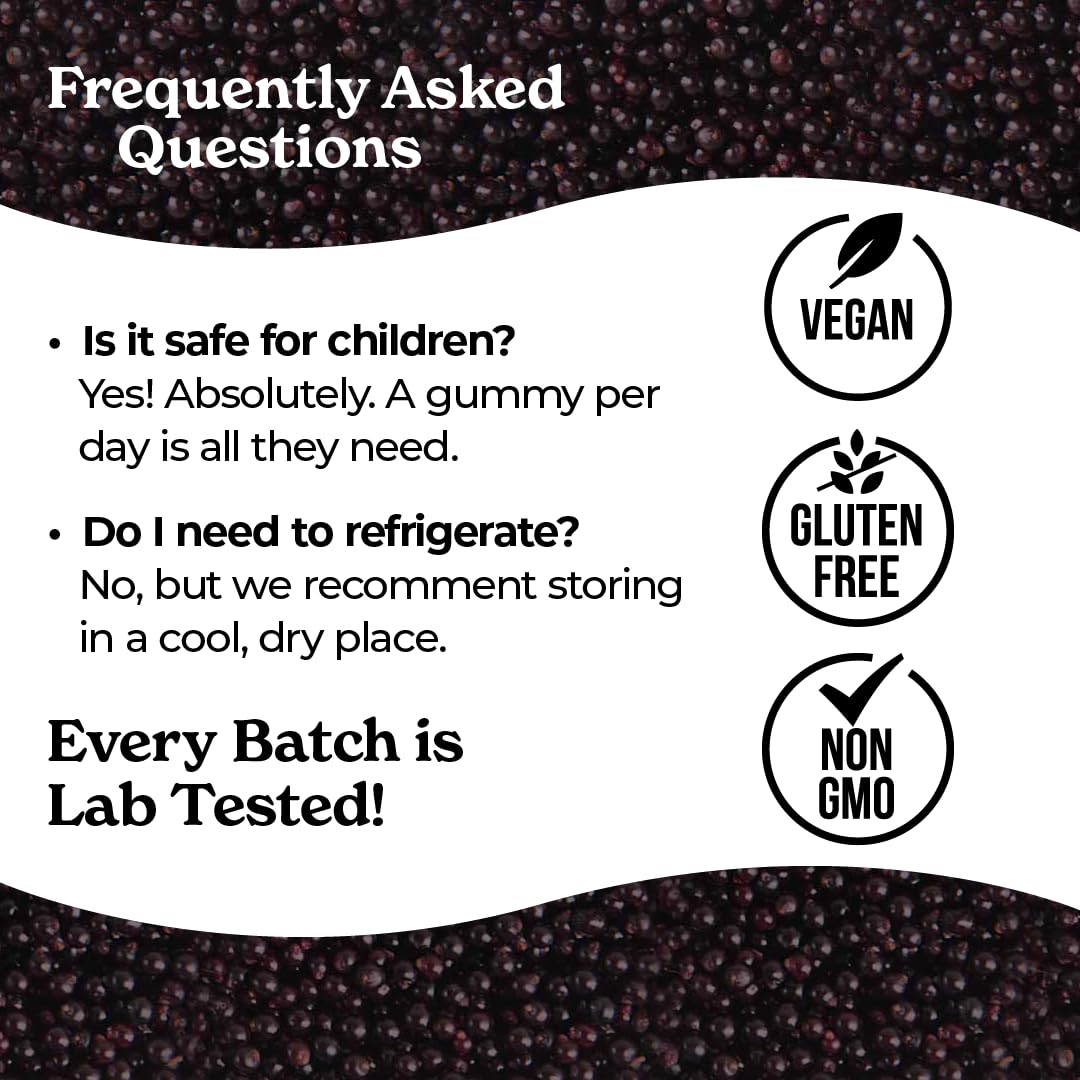 tasty elderberry gummies for daily use