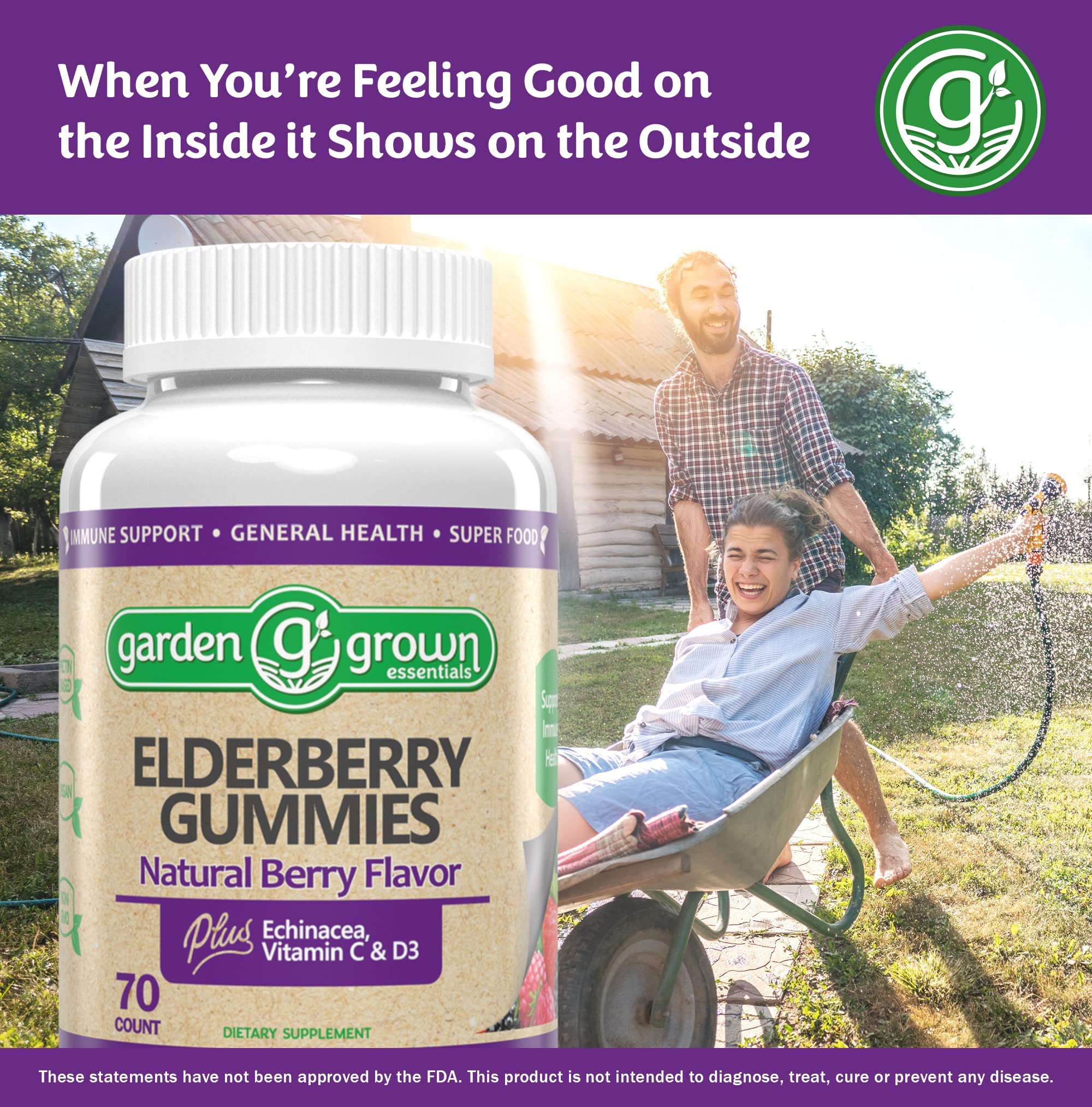 Tasty elderberry gummies for daily use