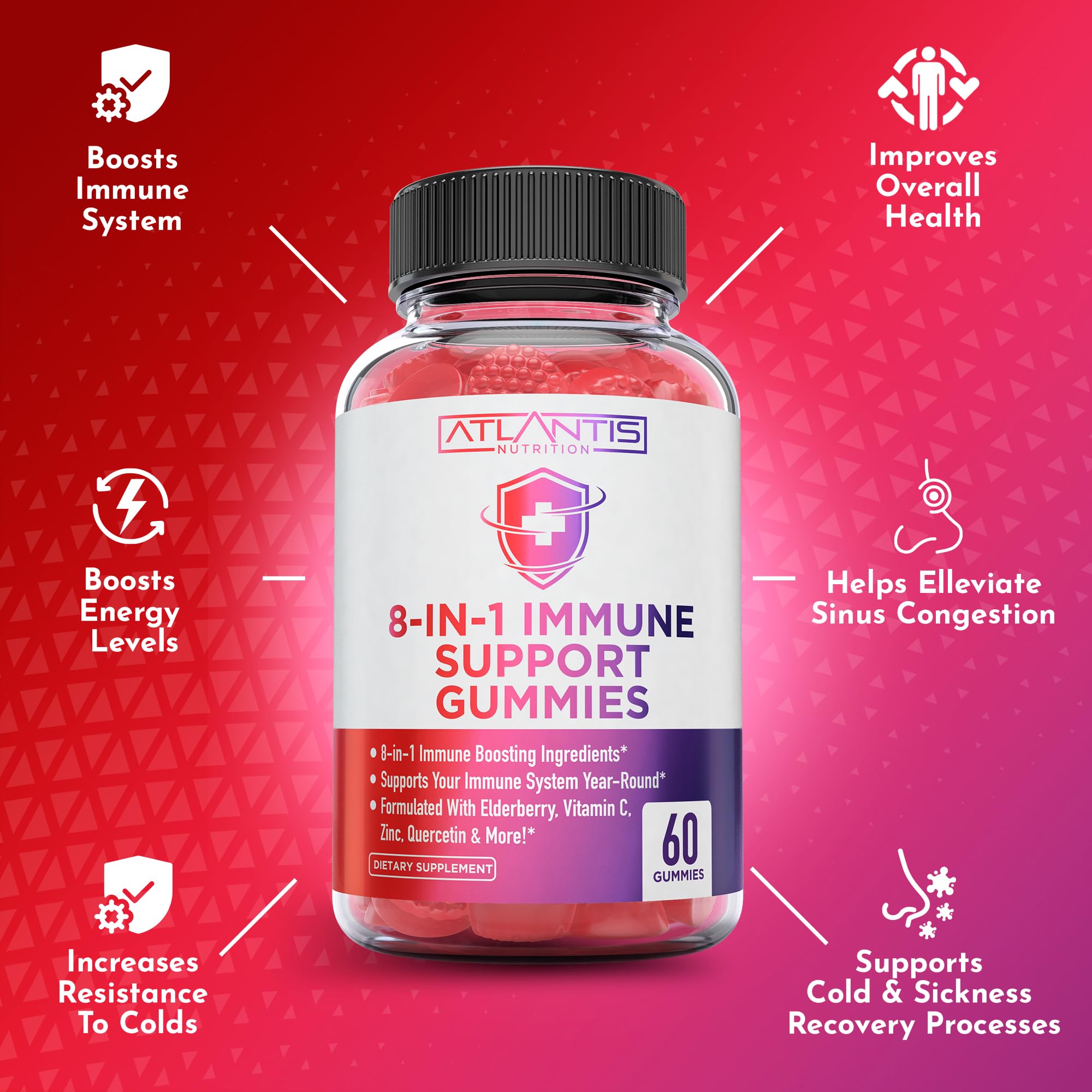 tasty elderberry gummies for immune health
