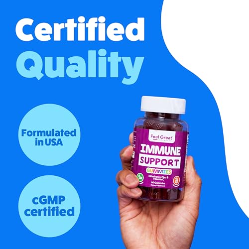 Tasty elderberry gummies for immune health