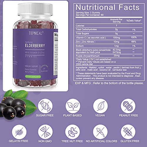 tasty elderberry gummies for immune health