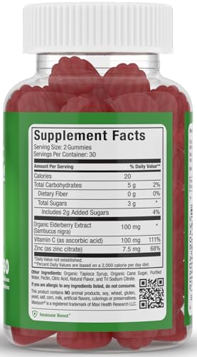 tasty elderberry gummies for immune health