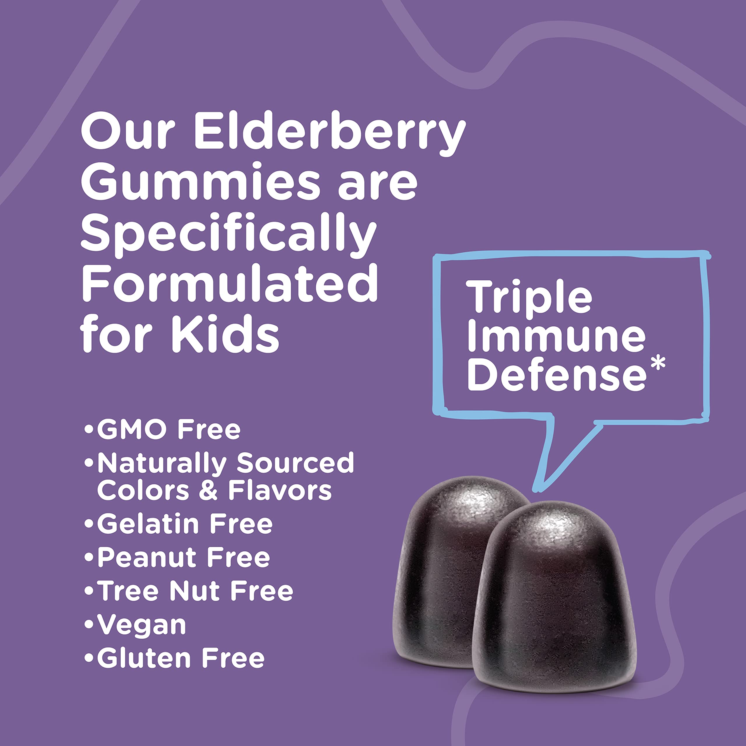 tasty elderberry gummies with zinc