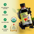 tasty elderberry syrup for children