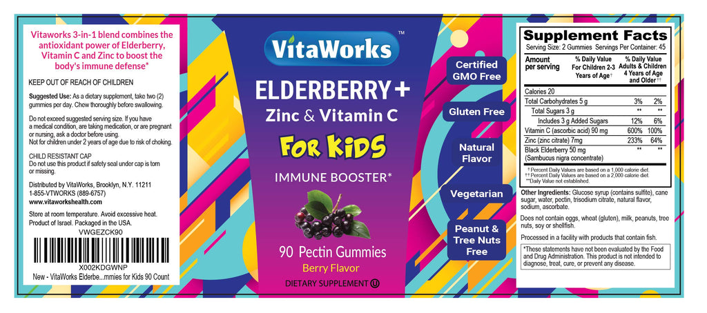 tasty elderberry vitamin C gummies