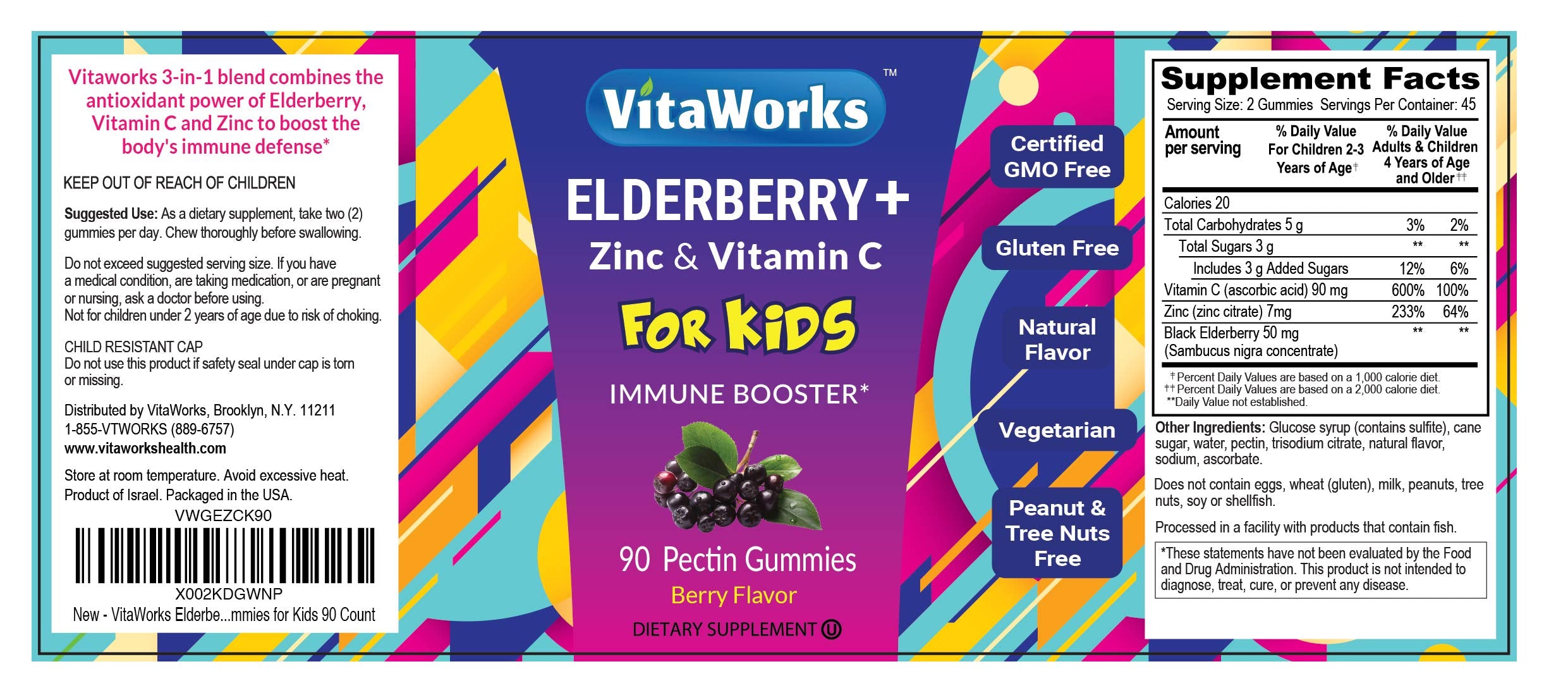 tasty elderberry vitamin C gummies
