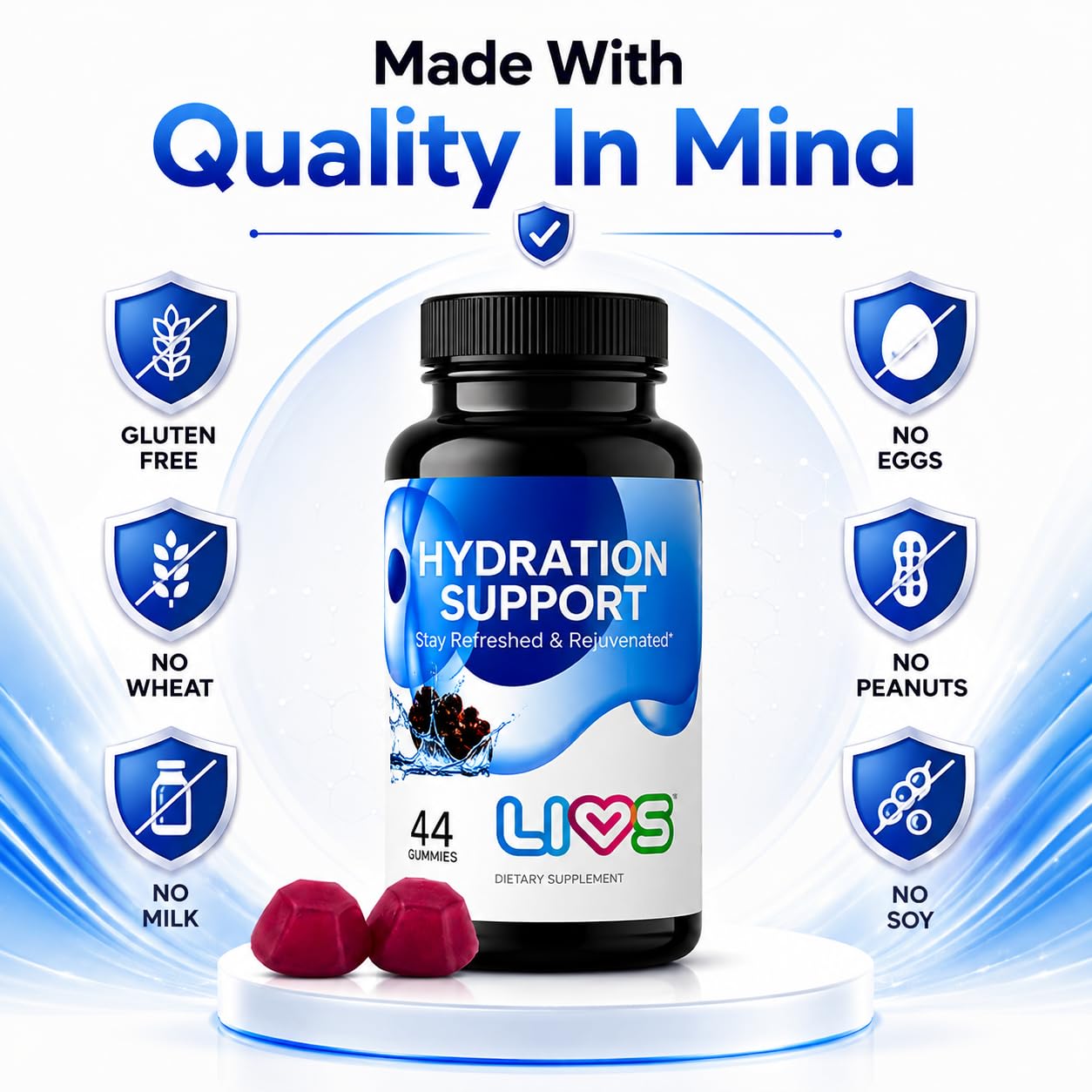 tasty electrolyte gummies for active lifestyles