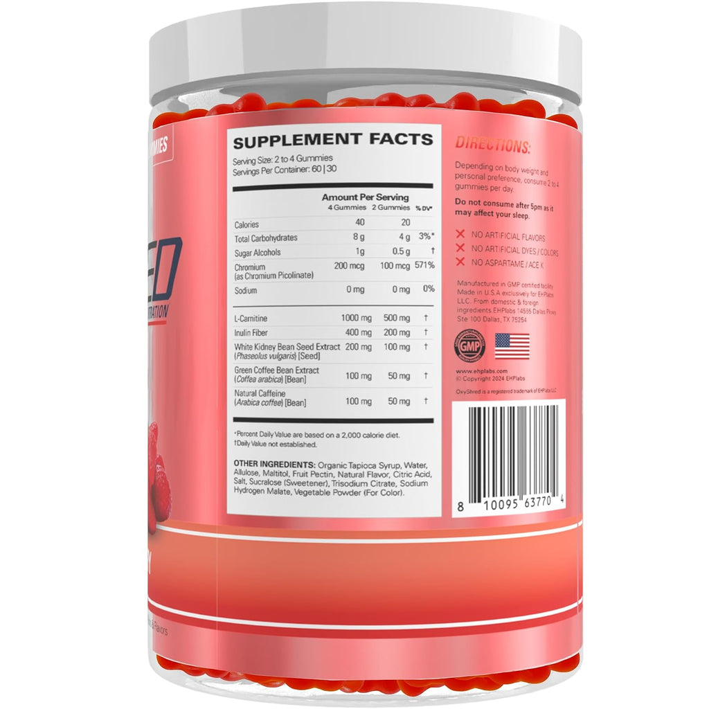 Tasty energy boost with OxyShred Gummies