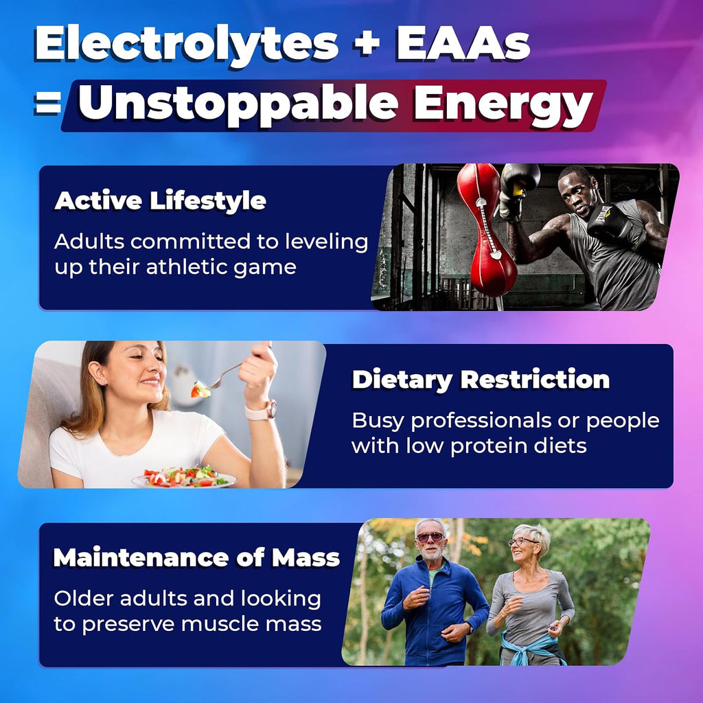 Tasty essential amino acid gummies
