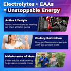 Tasty essential amino acid gummies