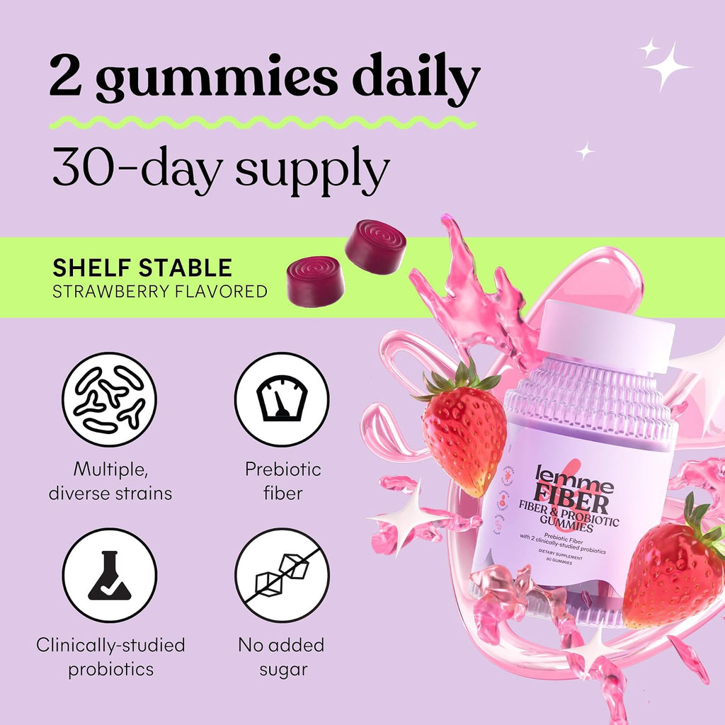 tasty fiber and probiotic supplement