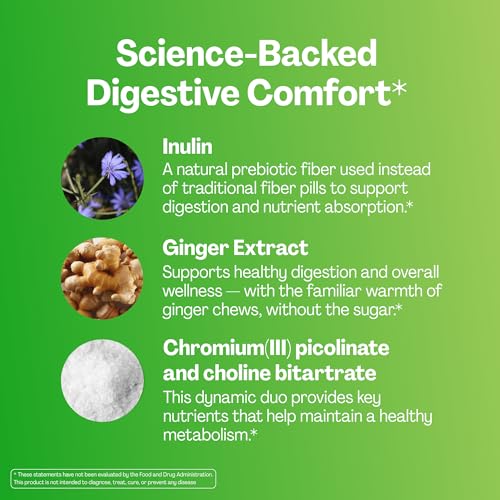 tasty fiber chews for digestive balance