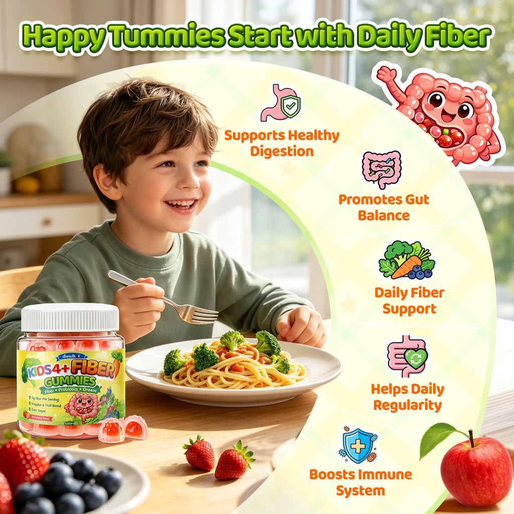 tasty fiber gummies for children