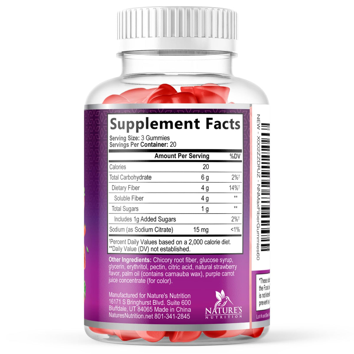 tasty fiber gummies for family health