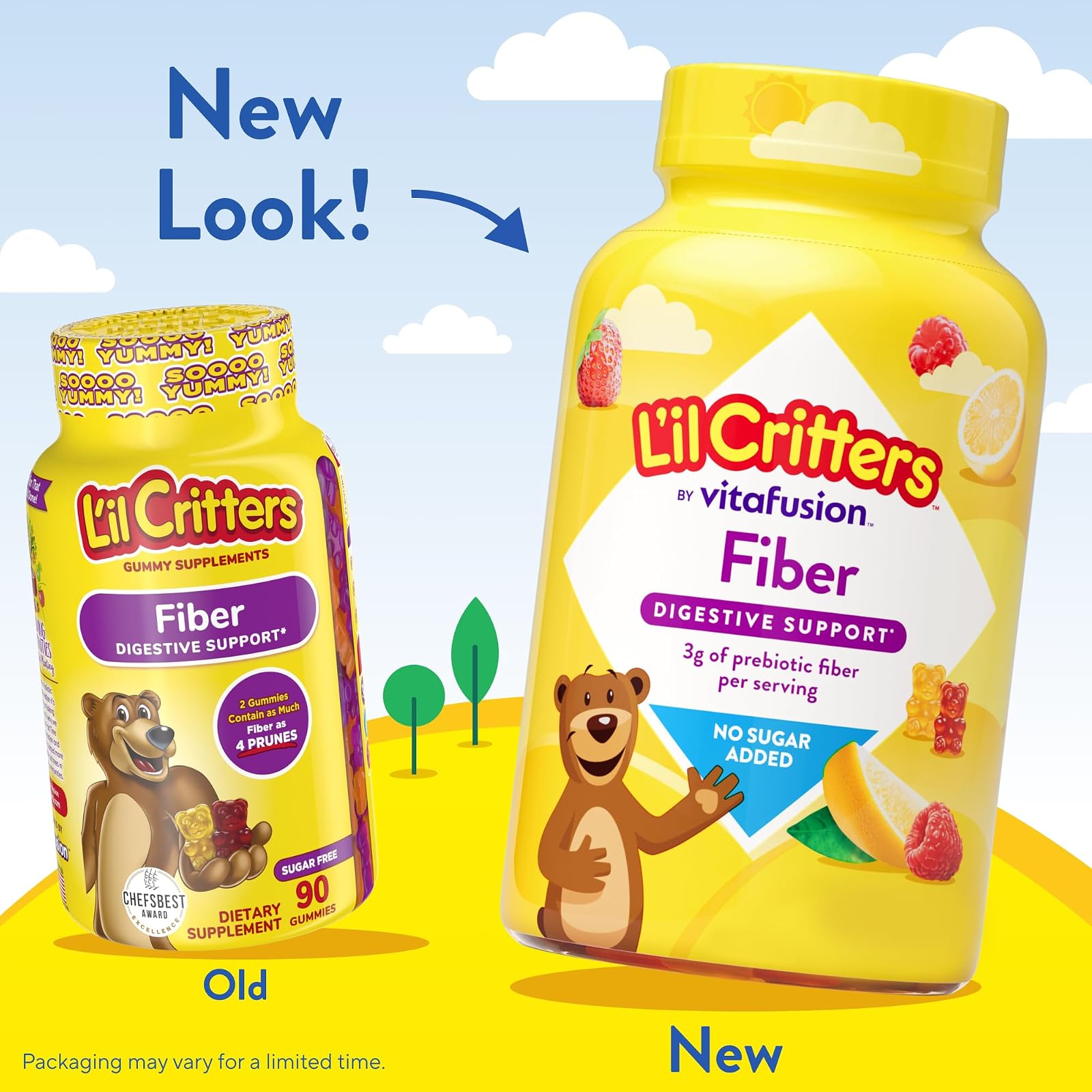 tasty fiber gummy bears for kids
