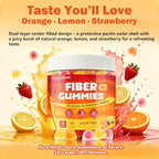 Tasty fiber supplement for digestive ease