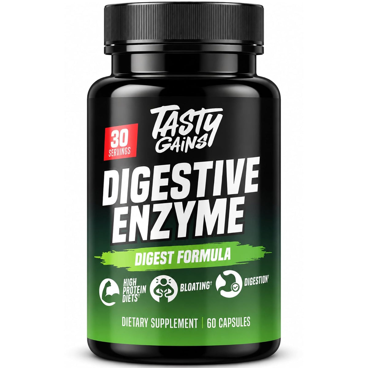 Tasty Gains digestive enzymes capsules