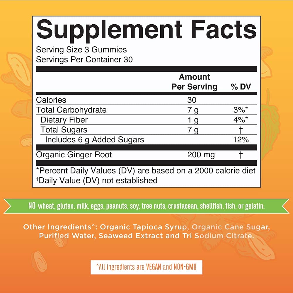 tasty ginger gummies for immune defense