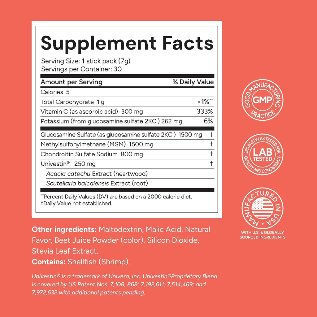 tasty glucosamine for active lifestyles