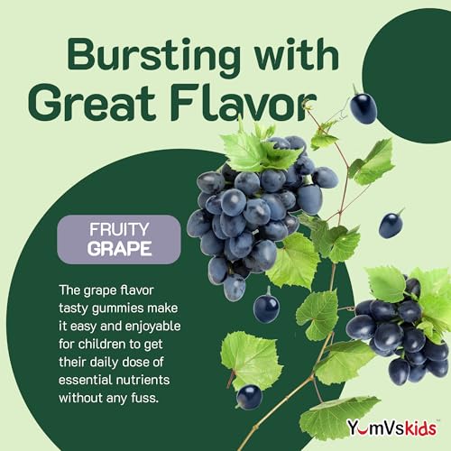 tasty grape iron gummies
